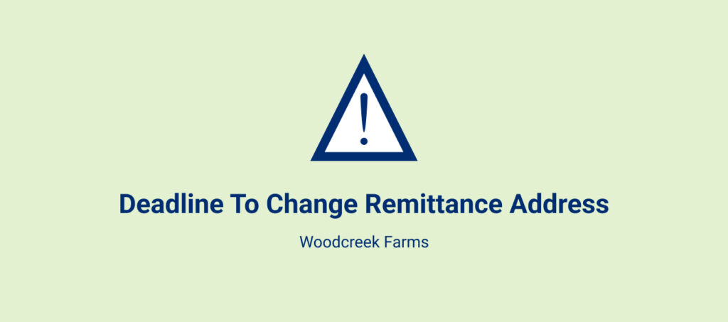 Deadline to Change Remittance Address - Your Local Utility
